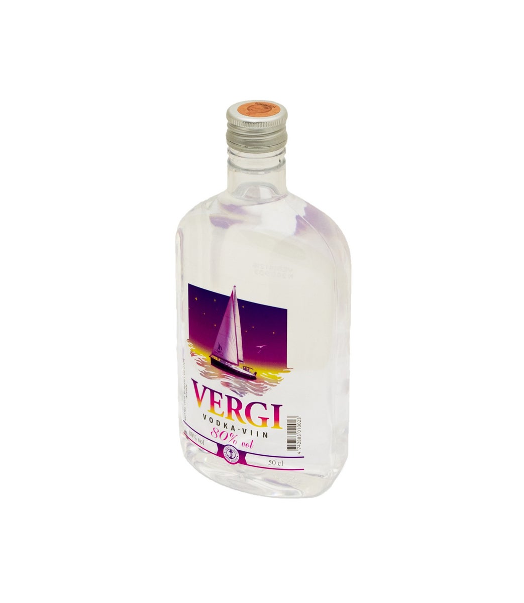 Vergi Vodka | 80% | 0,50 l PET | Juomavarasto